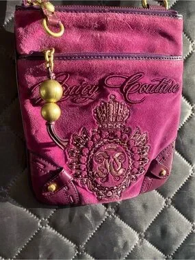 Juicy Couture | Bags | Authentic Y2k Juicy Couture Plum Velvet ...